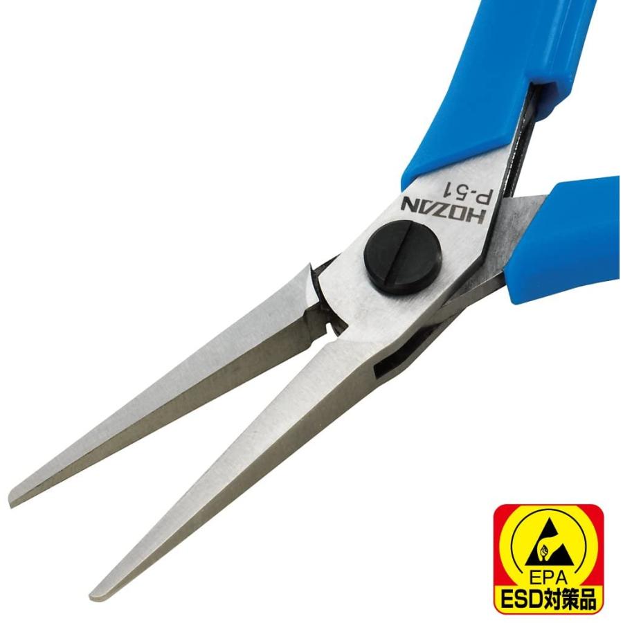 HOZAN ホーザン 精密プライヤー P-51 送料無料 : モノパ ヤフー店 - 通販 - Yahoo!ショッピング