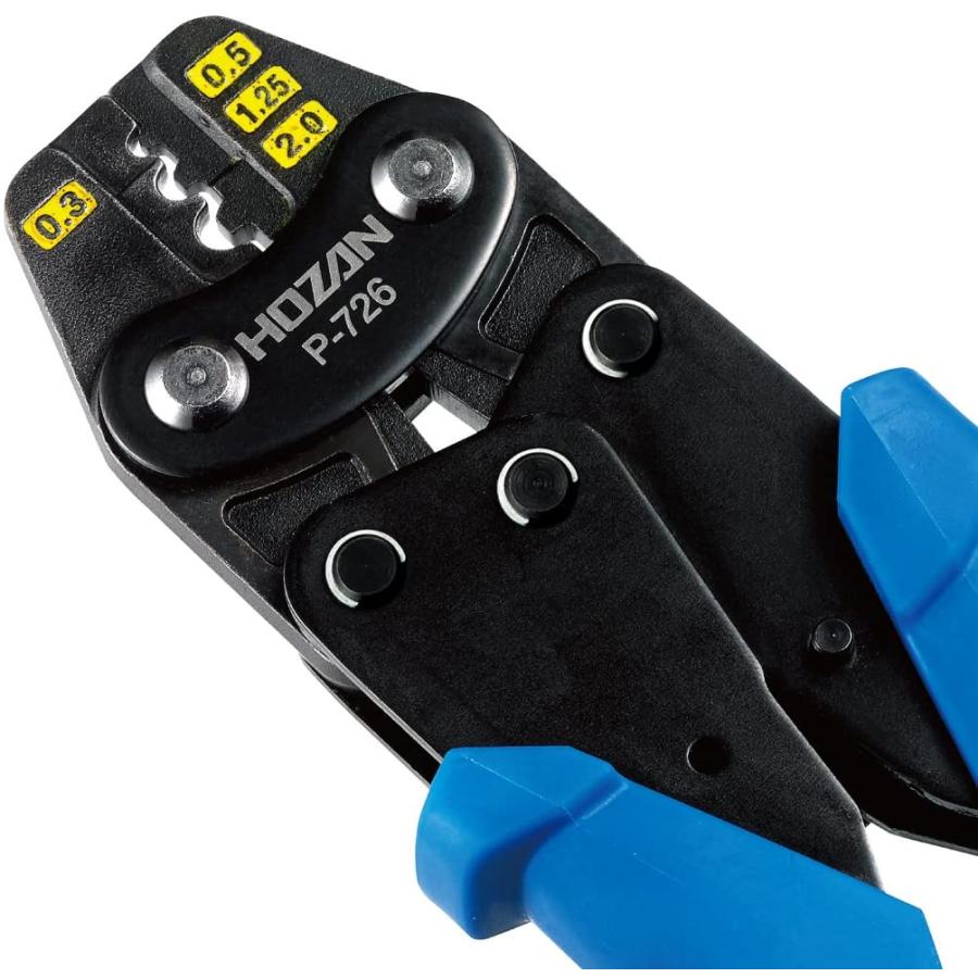 HOZAN ホーザン 圧着工具 圧着ペンチ P-726 送料無料 : モノパ ヤフー店 - 通販 - Yahoo!ショッピング