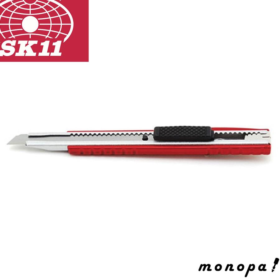 SK11 カッターナイフアルミS レッド SC-ALSR 紙 ビニール 段ボール 切断 替刃 : モノパ ヤフー店 - 通販 - Yahoo!ショッピング