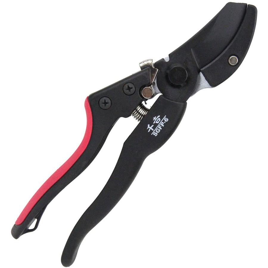 千吉 グラスファイバー剪定鋏 200mm SGFP-6 整枝 フッ素コート刃 ワンタッチロック機構 ワイドグリップ カーブハンドル : モノパ ヤフー店 - 通販 - Yahoo!ショッピング