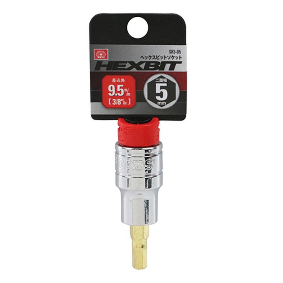 SK11 ヘックスビットソケット9．5 SH3-05 六角穴付きボルト 締め 差込角9.5mm 3/8インチ ANSI DIN規格適合 : モノパ ヤフー店 - 通販 - Yahoo!ショッピング