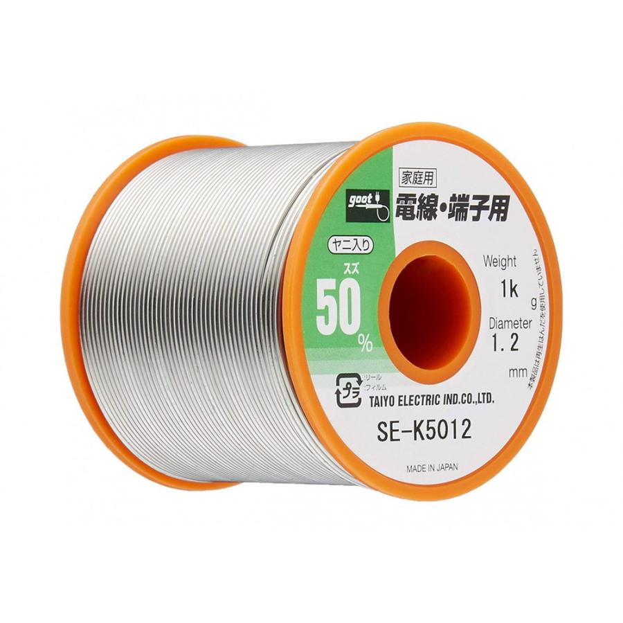 goot 太洋電機産業 ハンダ 1Kg巻 50% Φ1.2 SE-K5012 : モノパ ヤフー店 - 通販 - Yahoo!ショッピング