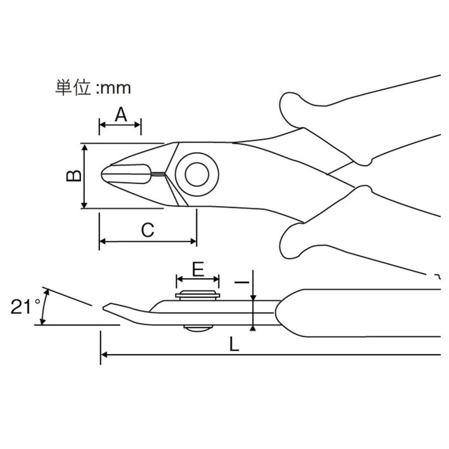 goot 太洋電機産業 精密ニッパー フラットカット YN-10 YN10 : モノパ ヤフー店 - 通販 - Yahoo!ショッピング