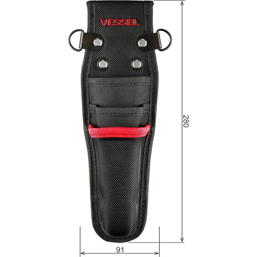 VESSEL（工具） ベッセル VESSEL 電工アジャストナイフホルダー 3本差し 工具入れ TPK-30 : モノパ ヤフー店 - 通販 - Yahoo!ショッピング