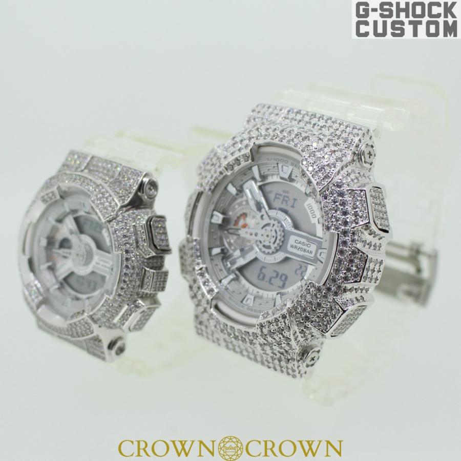 G-SHOCK CUSTOM BABY-G カップル ペアー パヴェ セッティング 日本製 ペアウォッチ ペア腕時計 GA110 CR-7A ...
