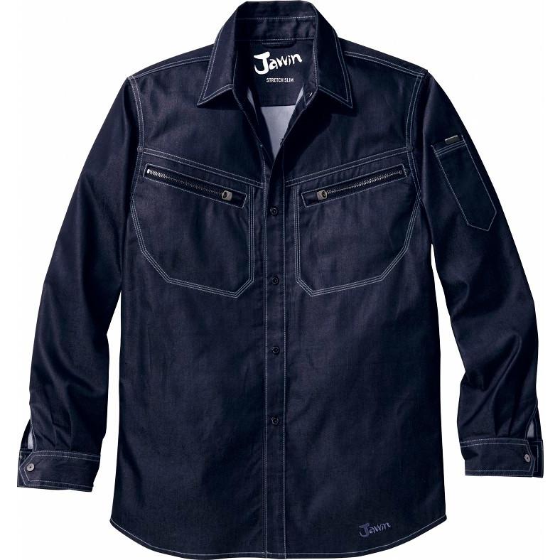 自重堂 Jichodo Jawin ストレッチ長袖シャツ 52504 秋冬 作業服【52500シリーズ】 :52504:モノサイン - 通販 - Yahoo!ショッピング