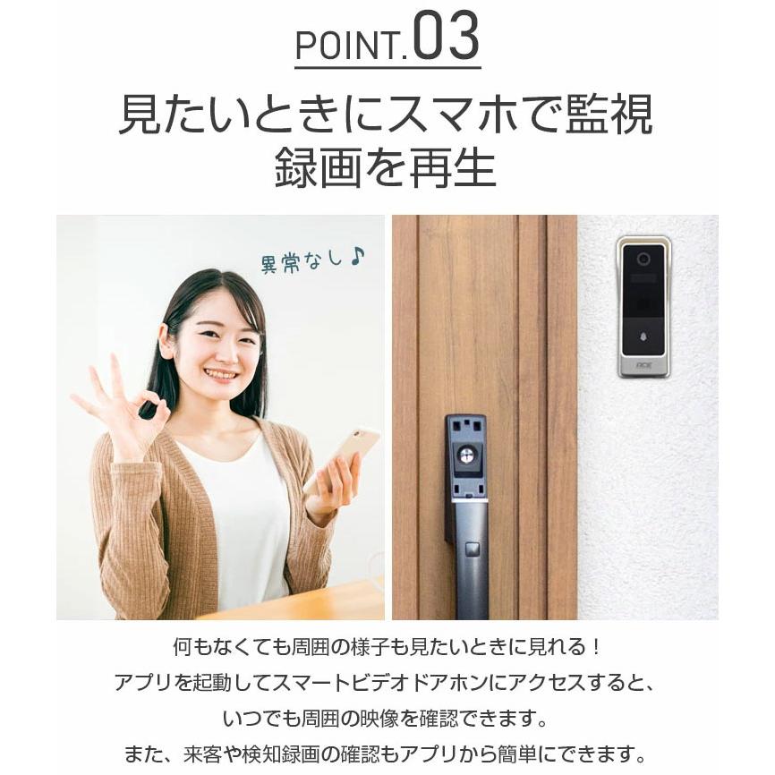 ACE SECURITY SYSTEM スマート ドアホン インターホン ACE SECURITY SYSTEM スマート ドアホン インターホン