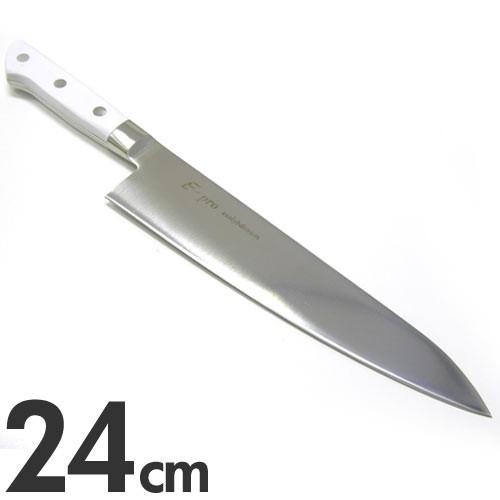 EBM E-PRO モリブデン 牛刀包丁 24cm ホワイト : モノタス業務用厨房用品専門店 - 通販 - Yahoo!ショッピング