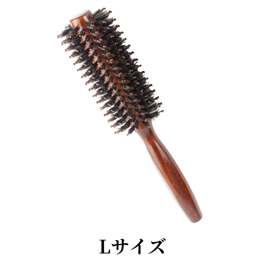 MONOW ロールブラシ 猪毛 ヘアブラシ ブローブラシ くし ブラシ 櫛 コーム 木製 ヘアケア ヘアーブラシ : MONOW公式ショップ - 通販 - Yahoo!ショッピング
