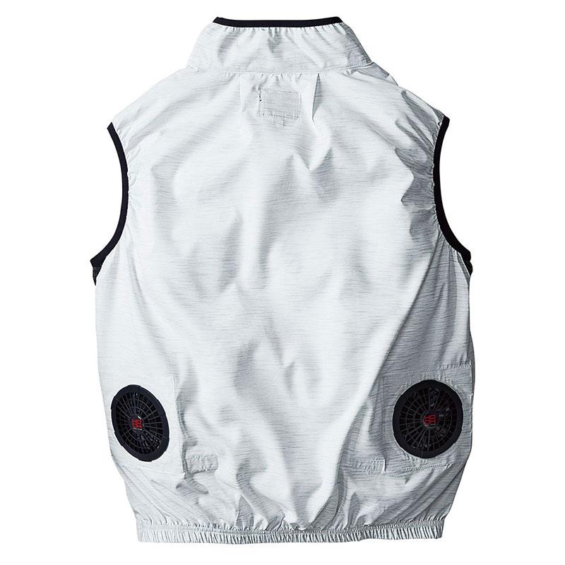 鳳皇(HOOH) 全部入りセット 空調服+バッテリー+ファン（ベストカラー：白）サイズ：L : モノえーる - 通販 - Yahoo!ショッピング