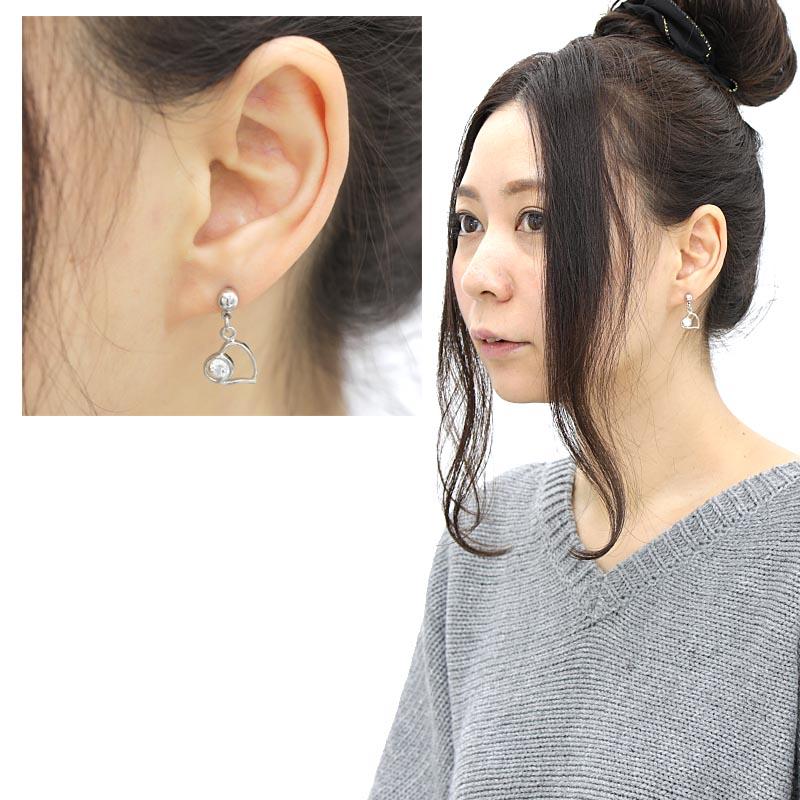 シャイニースキニーハート ジュエル スタッドピアス 全2色・片耳1ヶ売り/ステンレス ASP-17 : MONSTER KIDS STORE ...