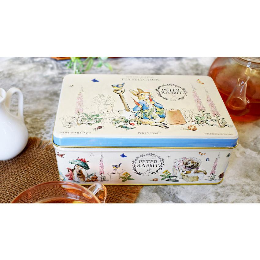 NEW ENGLISH TEAS ピーターラビット(TM) 紅茶 缶入り クラシック102P ティーバッグ 102袋入り ニューイングリッシュティー アフタヌーンティー アールグレイ ...
