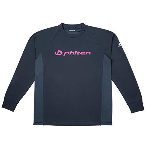 phiten(ファイテン) RAKUシャツ SPORTS (SMOOTH DRY) 長袖 ネイビー/ピンクロゴ M : m-jg355004-- : sisnext - 通販 - Yahoo ...