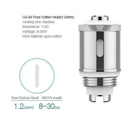 Eleaf GS Air Head GSシリーズタンク用コイル 5個入り イーリーフ 電子タバコ パイプ : moon-river North ...