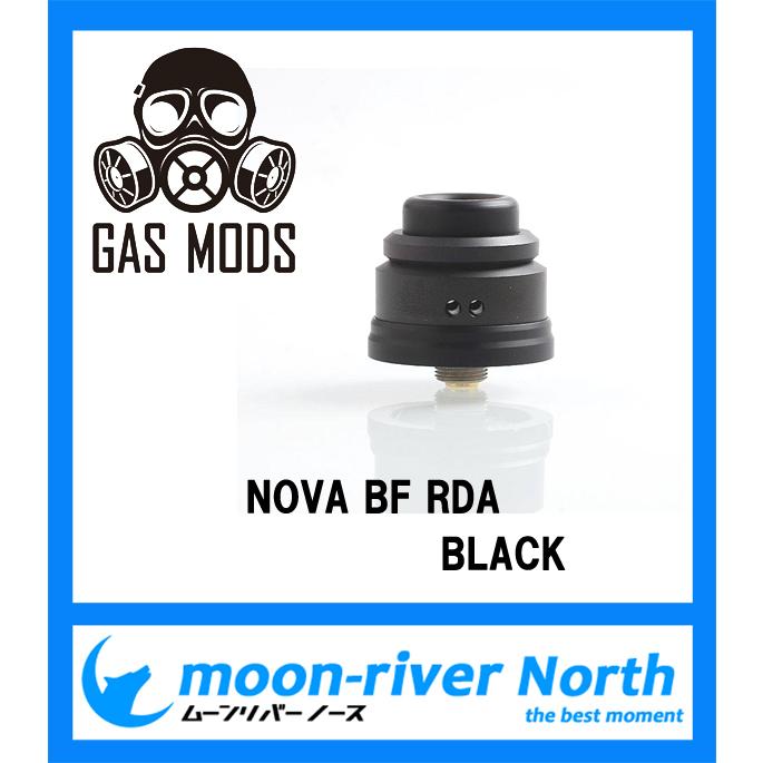 GAS MODS NOVA BF RDA 22mm Black ブラック VAPE 電子タバコ アトマイザー スコンカー ドリッパー RBA ...
