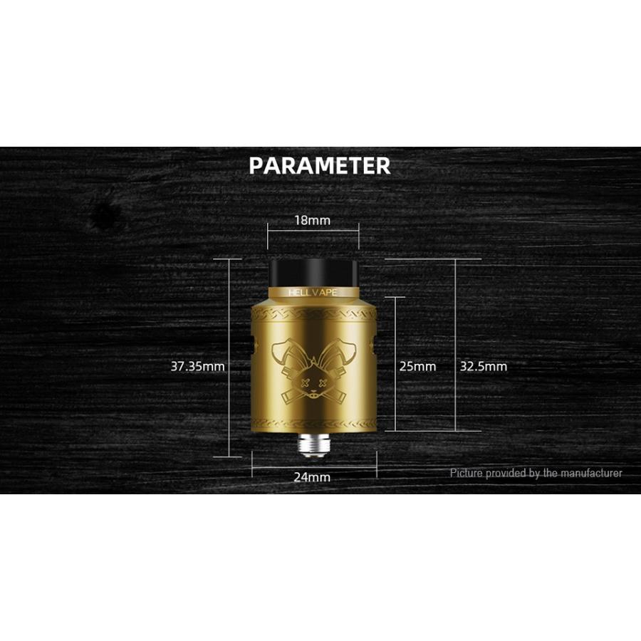 HellVape Dead Rabbit V2 RDA 24mm スコンカー対応 ヘルベイプ デッドラビット アトマイザー ベイプ 電子タバコ ...