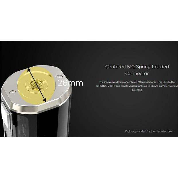 WISMEC SINUOUS V80 TC MOD ウィズメック シニュアス : moon-river North Yahoo!店 - 通販 - Yahoo!ショッピング