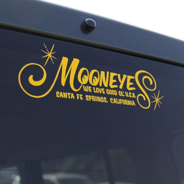 MOONEYES ムーンアイズ (MOONEYES) Logo 抜き ステッカー : MOONEYES - 通販 - Yahoo!ショッピング