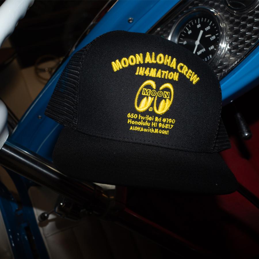 MOONEYES ムーンアイズ in4mation x MOON Aloha Crew トラッカー ハット : MOONEYES - 通販 ...