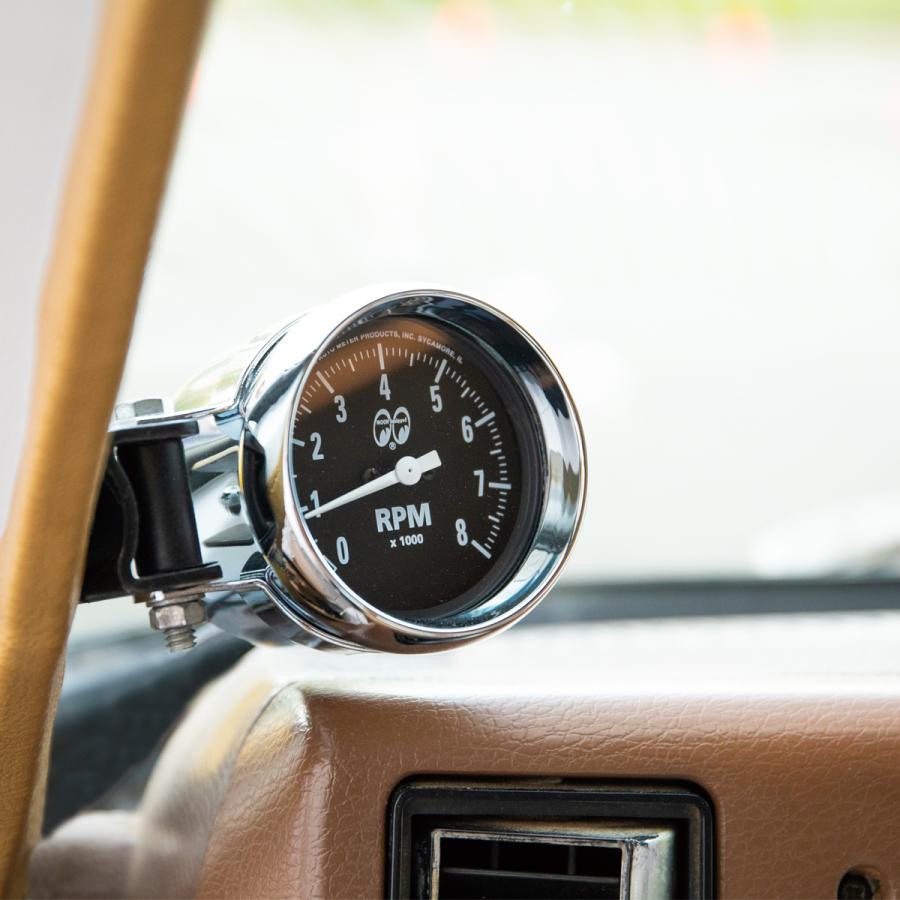 MOONEYES ムーンアイズ ミニ タコメーター MOON Mini Tachometer Black 8000rpm : MOONEYES ...