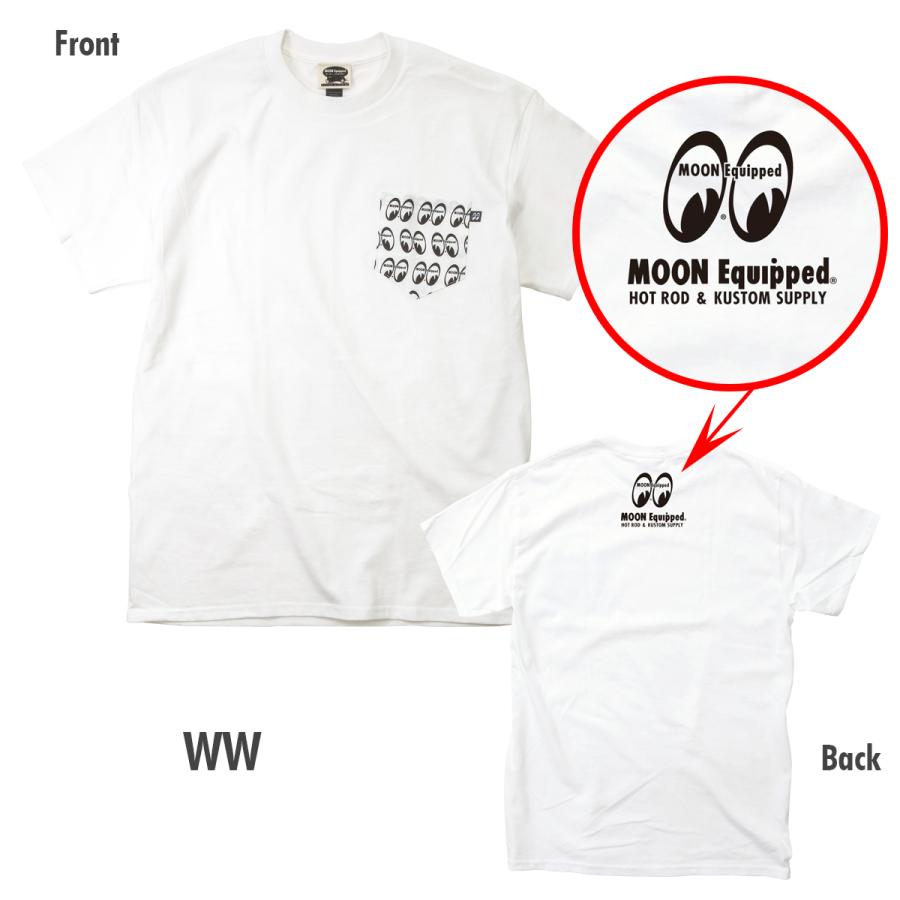 MOONEYES XXLサイズ ムーンアイズ MOON Equipped ファブリック ポケット Tシャツ : MOONEYES - 通販 - Yahoo!ショッピング