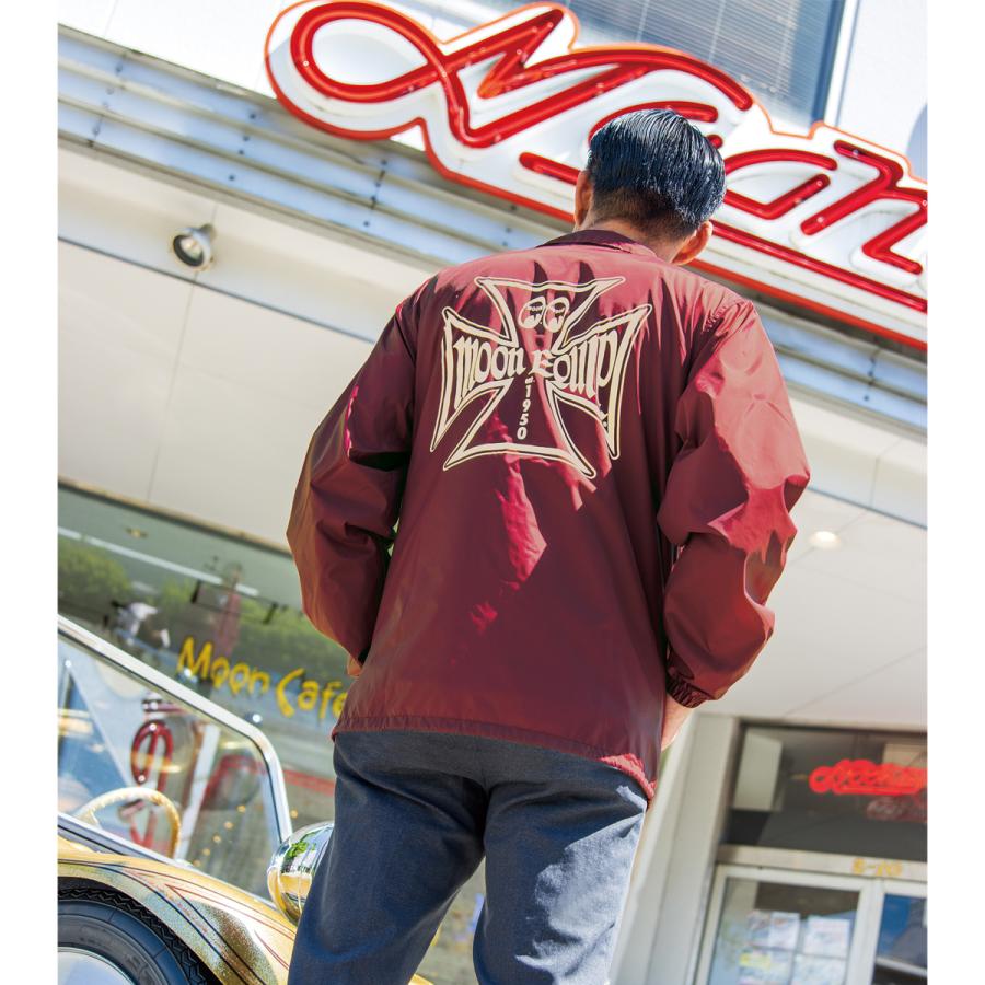 MOONEYES XXLサイズ ムーンアイズ MOON Equipped Iron Cross コーチジャケット : MOONEYES - 通販 - Yahoo!ショッピング