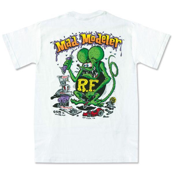 RAT FINK Rat Fink(ラットフィンク) モンスター Tシャツ "Mad Modeler" : MOONEYES - 通販 ...