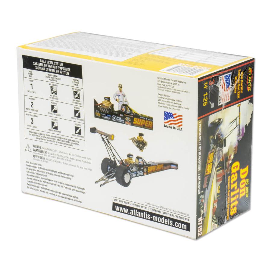 1/25 Don Garlit's Swamp Rat XXX Dragster プラスチック モデル キット : sgmat25-h7152 ...