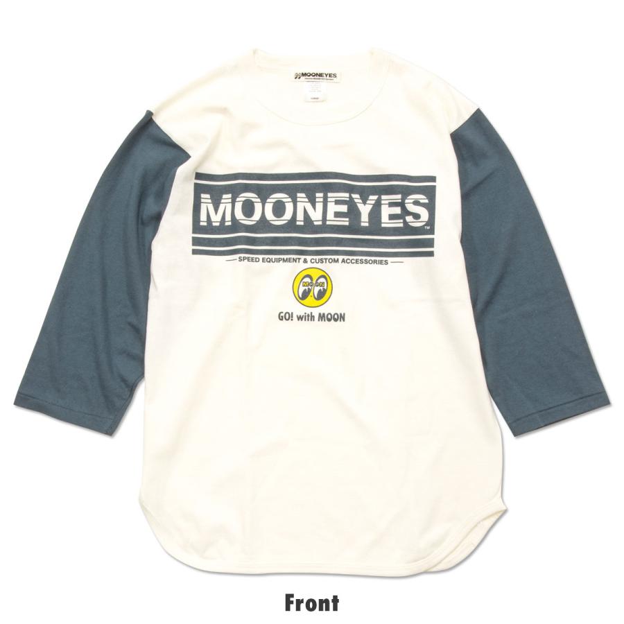 MOONEYES ムーンアイズ ストライプ ロゴ ベースボール Tシャツ : MOONEYES - 通販 - Yahoo!ショッピング