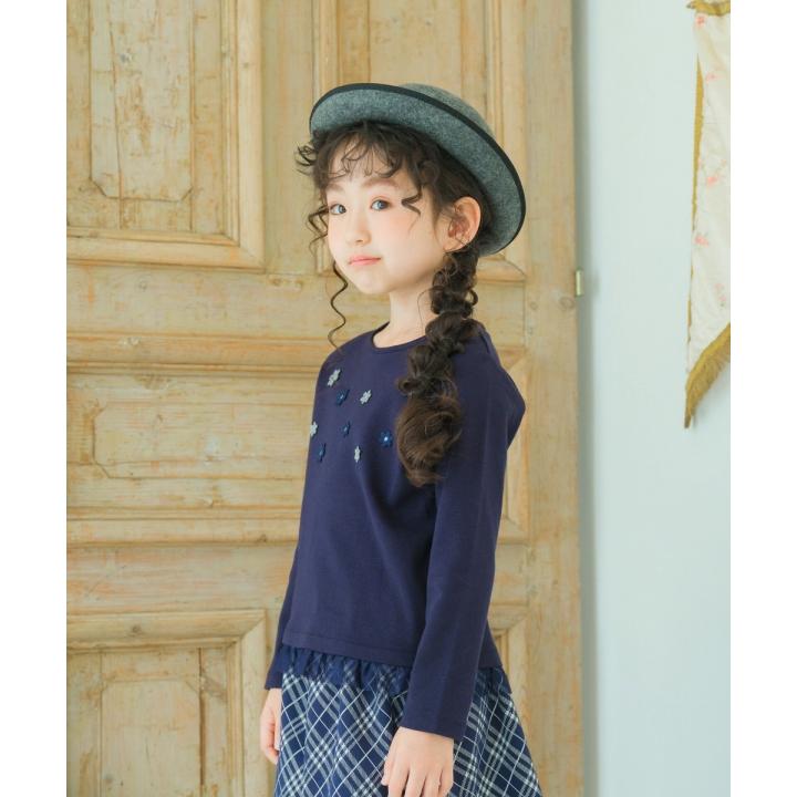 クリアランスSALE 46%OFF 子供服 女の子 Tシャツ 秋服 冬服 秋冬 長袖 こども服 ベビー キッズ ジュニア 普段着 チュール ...