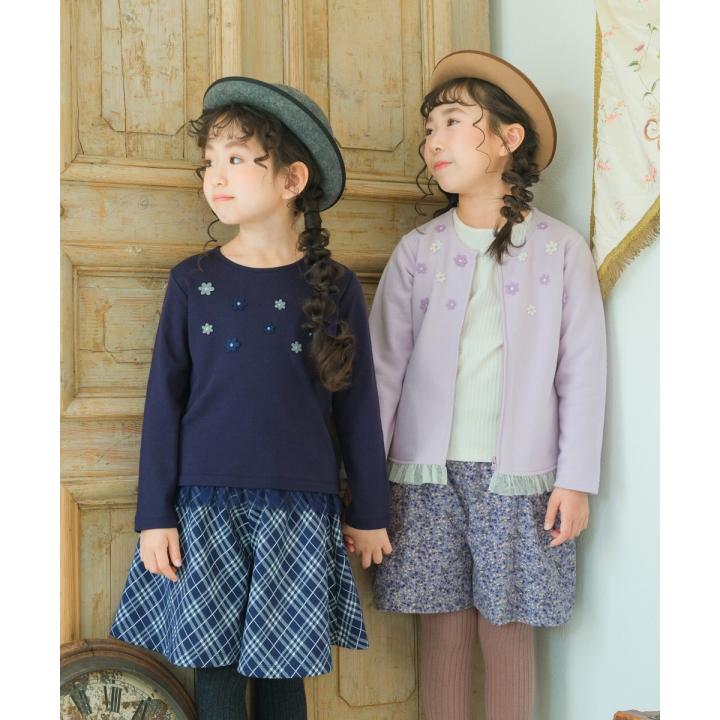 クリアランスSALE 46%OFF 子供服 女の子 Tシャツ 秋服 冬服 秋冬 長袖 こども服 ベビー キッズ ジュニア 普段着 チュール ...