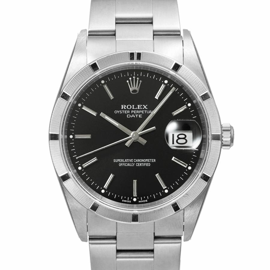 ROLEX オイスターパーペチュアル デイト K番 ノンポリッシュ品 Ref.15210 中古品 メンズ 腕時計 : ムーンフェイズ - 通販 - Yahoo!ショッピング