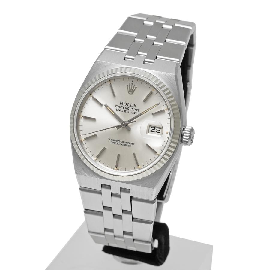 ROLEX 1981年前後 オイスタークォーツ デイトジャスト Ref.17014 中古品 シルバー メンズ 腕時計 : ムーンフェイズ - 通販 - Yahoo!ショッピング