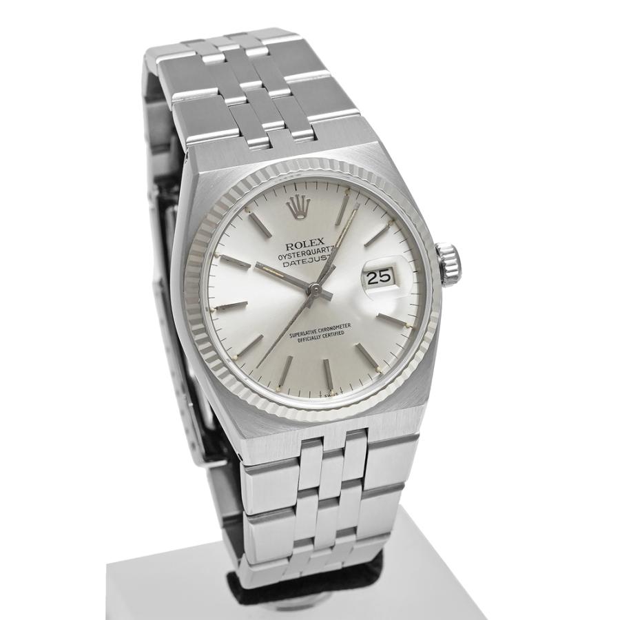 ROLEX 1981年前後 オイスタークォーツ デイトジャスト Ref.17014 中古品 シルバー メンズ 腕時計 : ムーンフェイズ - 通販 - Yahoo!ショッピング