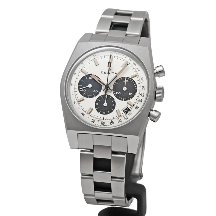 ZENITH（時計） クロノマスター リバイバル ルパン三世 2ND LIMITED Ref.03.L384-2.400/07.M384 中古品 ホワイト メンズ 腕時計 : ムーンフェイズ ...