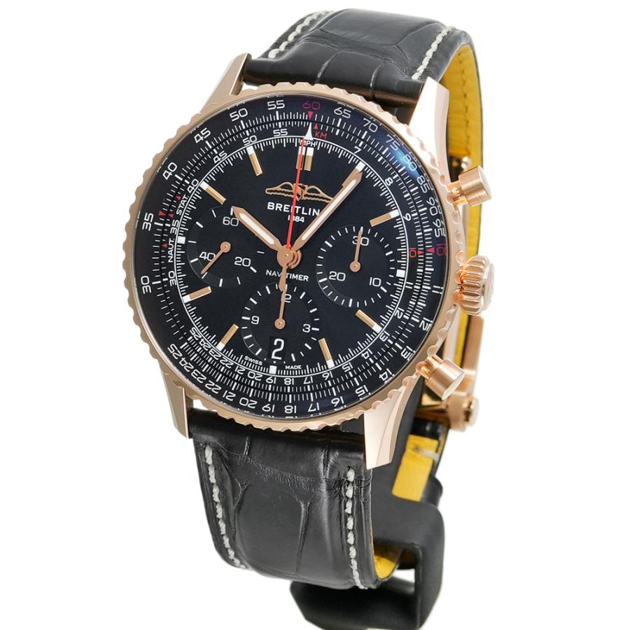 ナビタイマー B01 クロノグラフ 41mm ジャパンリミテッド Ref.RB01393A1B1P1 中古品 メンズ 腕時計 ...