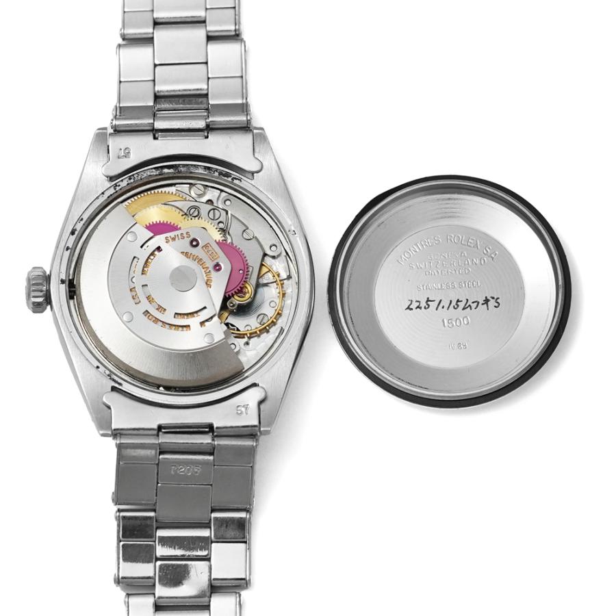 ROLEX 1969年前後 オイスターパーペチュアル デイト Ref.1500 アンティーク品 ホワイト メンズ 腕時計 : ムーンフェイズ ...