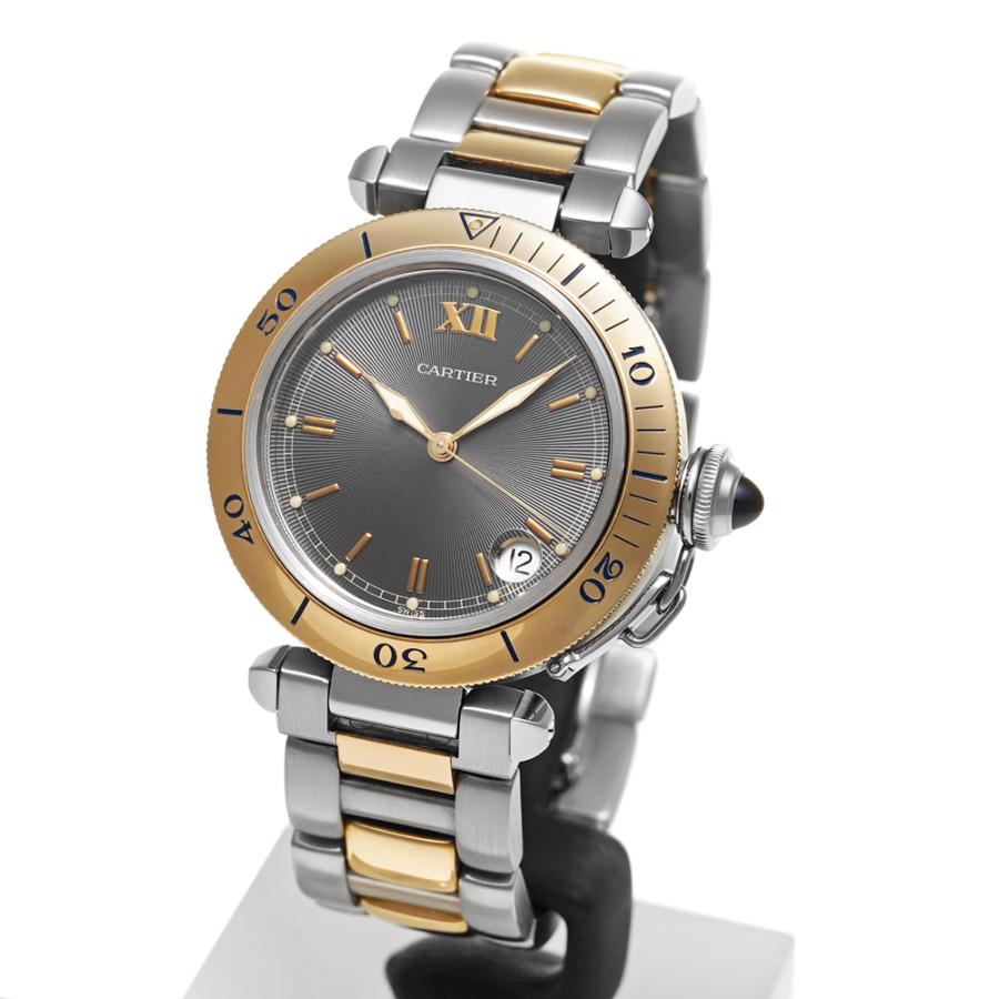 Cartier パシャC Ref.W31016N1 イエローゴールド×ステンレススチール 中古品 ユニセックス 腕時計 ...