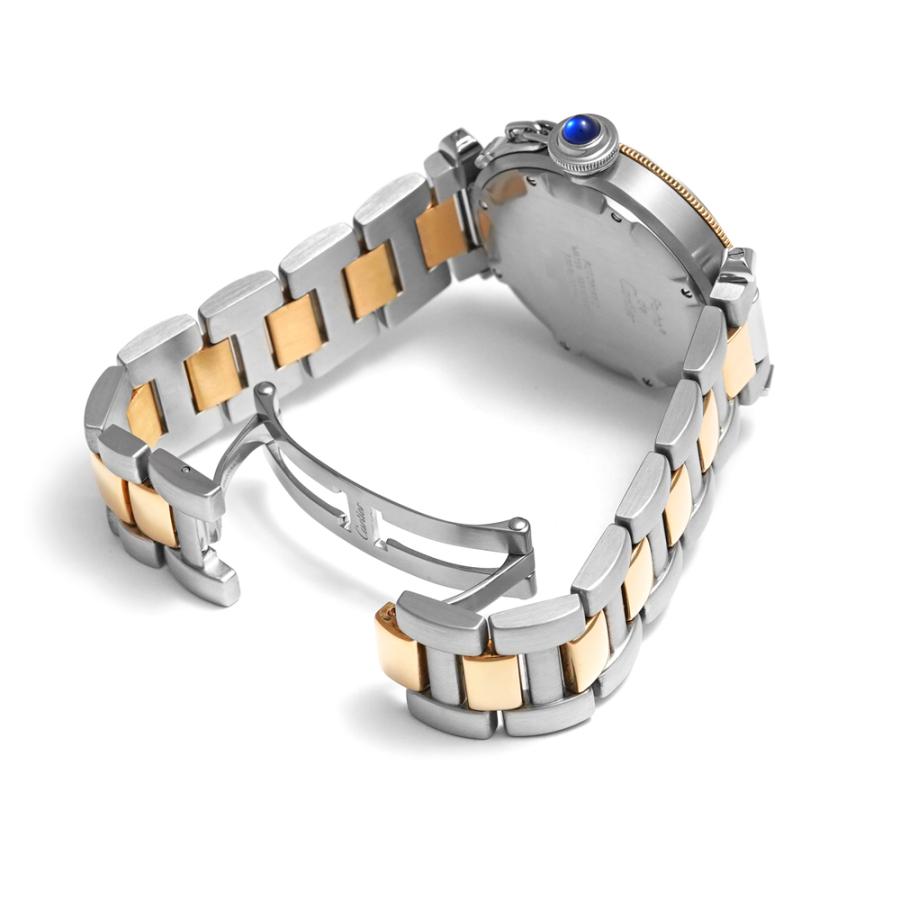 Cartier パシャC Ref.W31016N1 イエローゴールド×ステンレススチール 中古品 ユニセックス 腕時計 ...