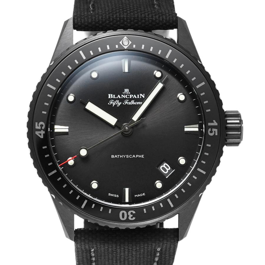 未使用品 ブランパン フィフティファゾムス バチスカーフ Ref.5000-0130-B52A 未使用品 メンズ 腕時計 ...