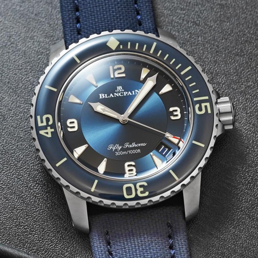 BLANCPAIN 未使用品 フィフティファゾムス オートマティック Ref.5015-12B40-O52A メンズ 腕時計 : ムーン ...