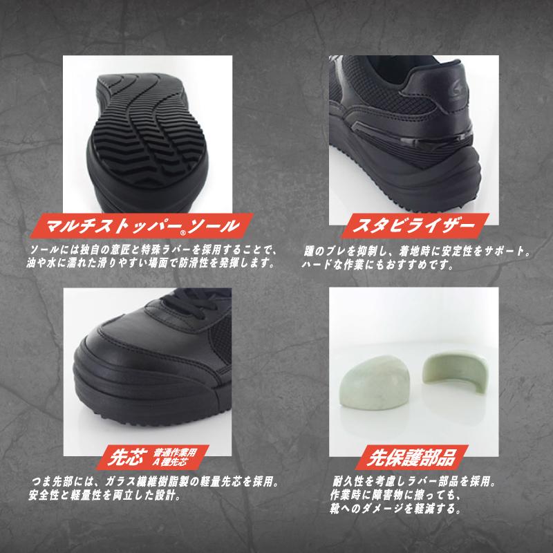 MoonStar（ムーンスター） メンズ スニーカー 防滑 幅広 3E ワーク