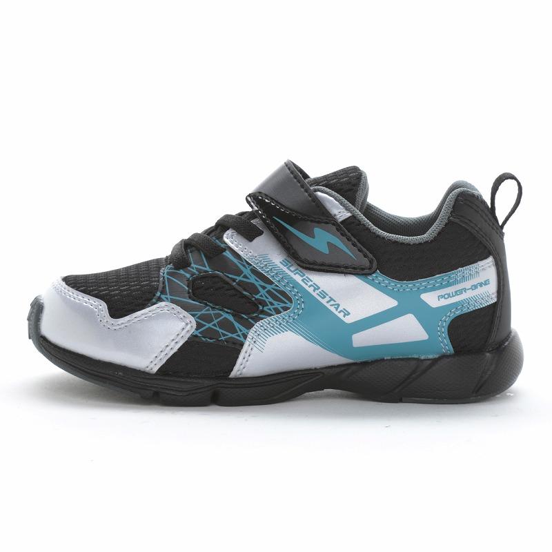 ムーンスター スーパースター バネのチカラ スニーカー 軽量 子供靴 キッズ シューズ 男の子 運動靴 moonstar SS K1222 シルバー [2025年秋冬新作] 5月23日発売 ...