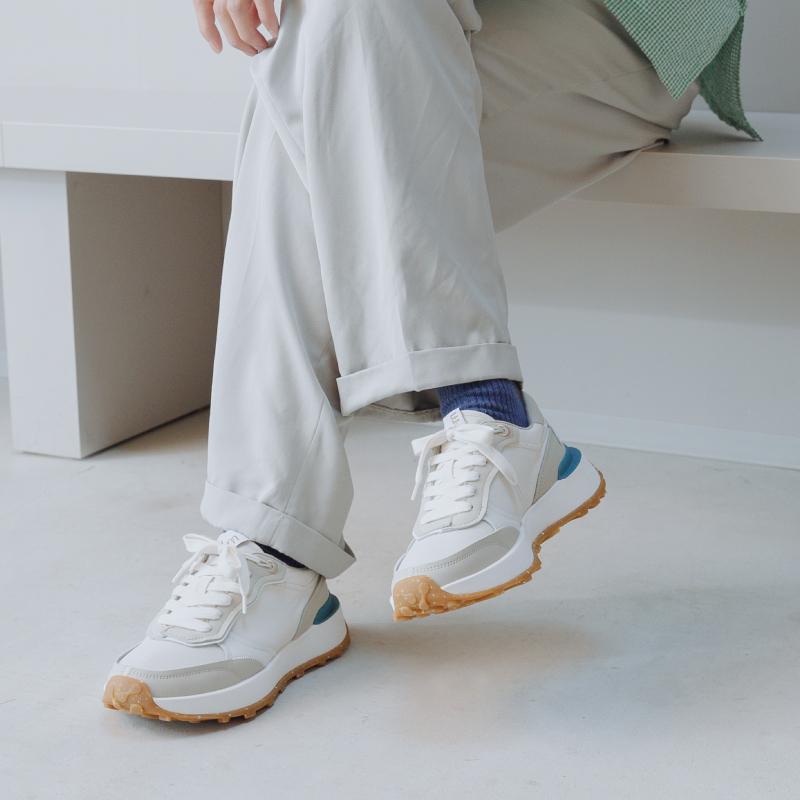 b/m ムーンスター スニーカー 厚底 メンズ レディース ウォーキング シューズ 普段履き 白 靴 moonstar B/Mスラン ホワイト [2025年春夏新作] 2月18日発売 ...