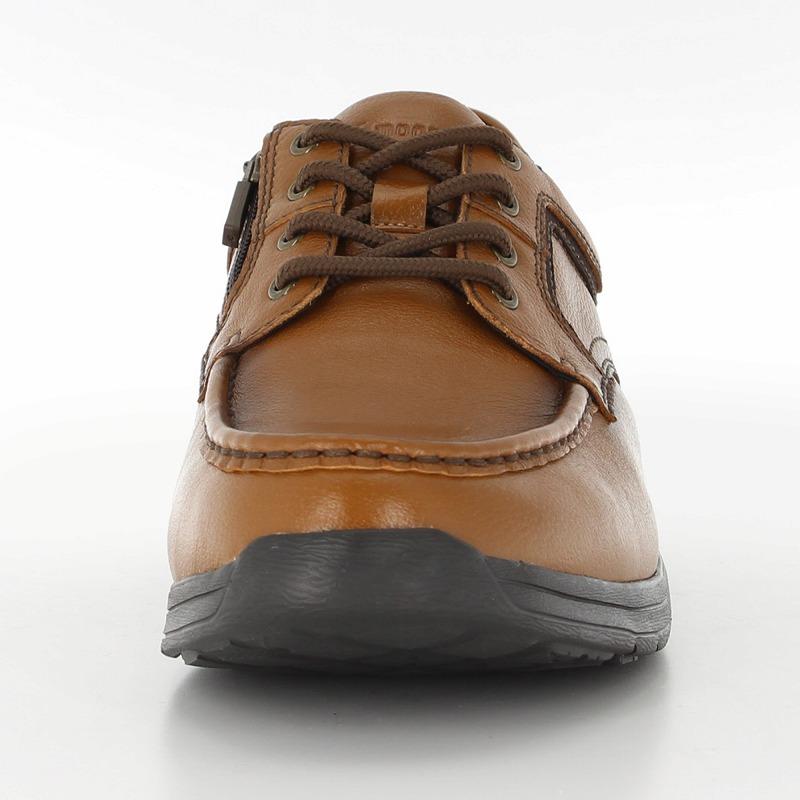 ワールドマーチ ムーンスター スニーカー 透湿防水 本革 革靴 幅広 4E メンズ ウォーキング シューズ 普段履き 運動靴 靴 防水 父の日 ...