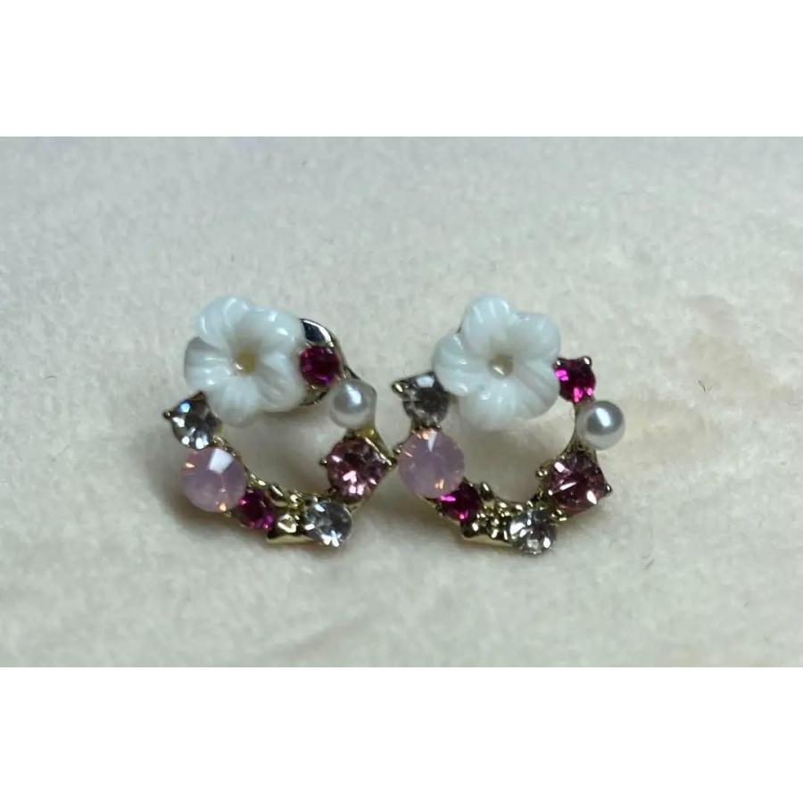 ピアス プルメリア 人工パール 可愛い S925 : 10202409248 : MoonStream - 通販 - Yahoo!ショッピング