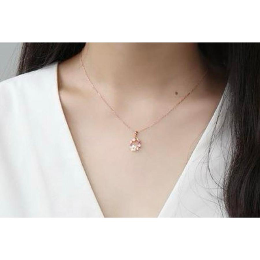 ネックレス パールシェル ローズゴールドコーティング 可愛い 上品 : 102024100661 : MoonStream - 通販 - Yahoo!ショッピング