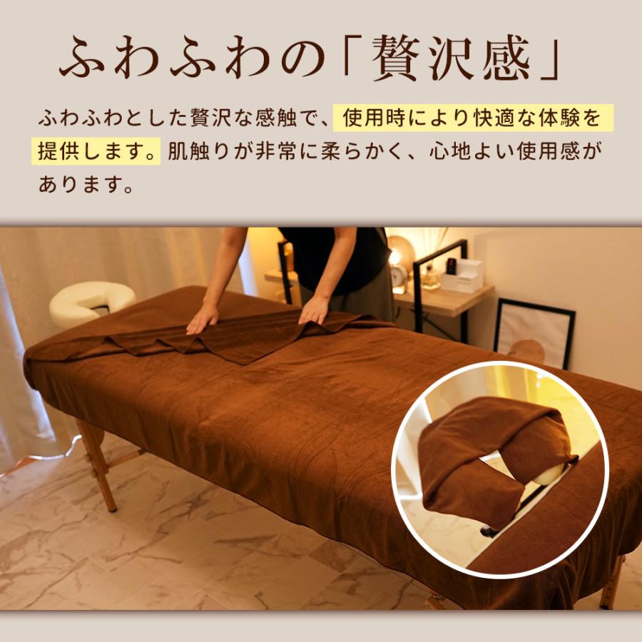 厚手 エステ タオルケット 80×180cm 1754匁 1枚 エステ タオル タオルシーツ 超 大判 バスタオル にも 業務用タオル マイクロファイバー サロンタオル : 10572-set ...