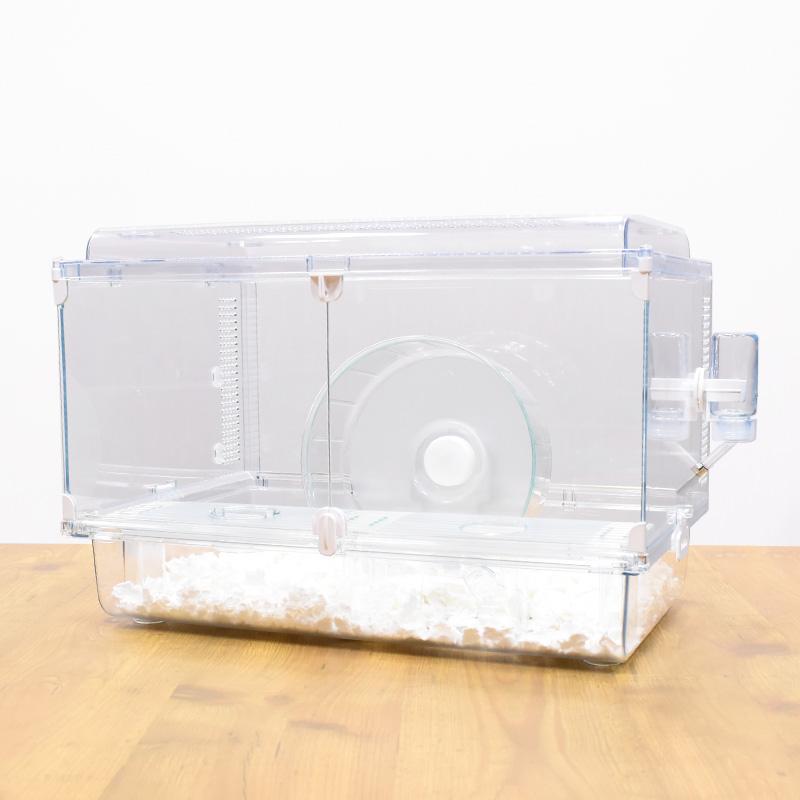 GEX Harmony 小動物用飼育ケージ グラスハーモニー 450N High ランウェイセット ランウェイ・柔ごこち（床材） 付属 450 N ハイタイプ ジェックス ...