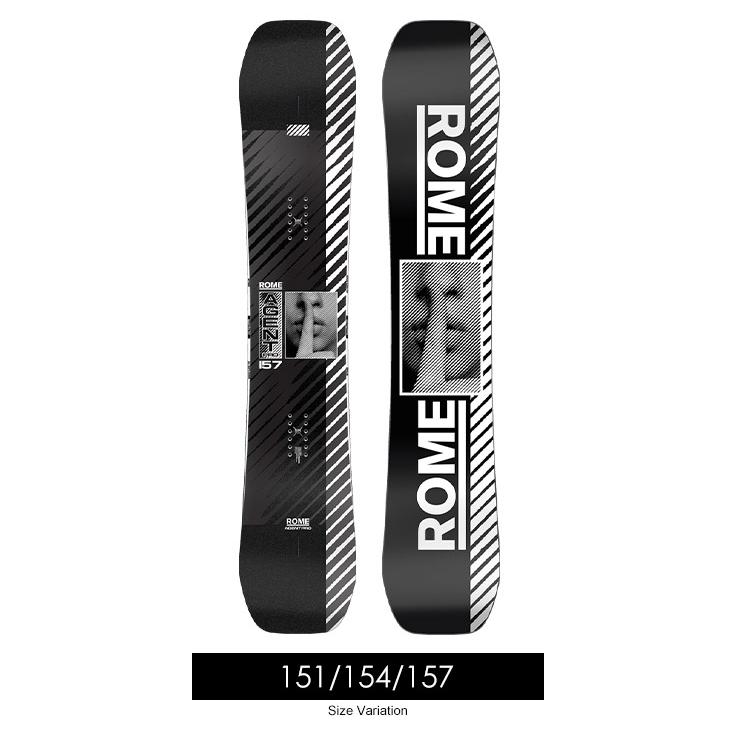 ROME SDS 【無料ワックスサービス有】ROME ローム AGENT PRO エージェントプロ 24-25 2025 スノーボード 板 ...